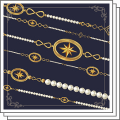 Star and Pearl Chainset - CLIP STUDIO ASSETS