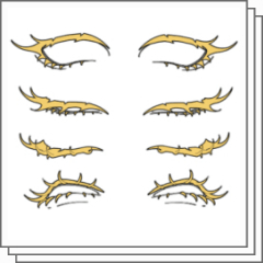 Prince Eyes Brushes - CLIP STUDIO ASSETS