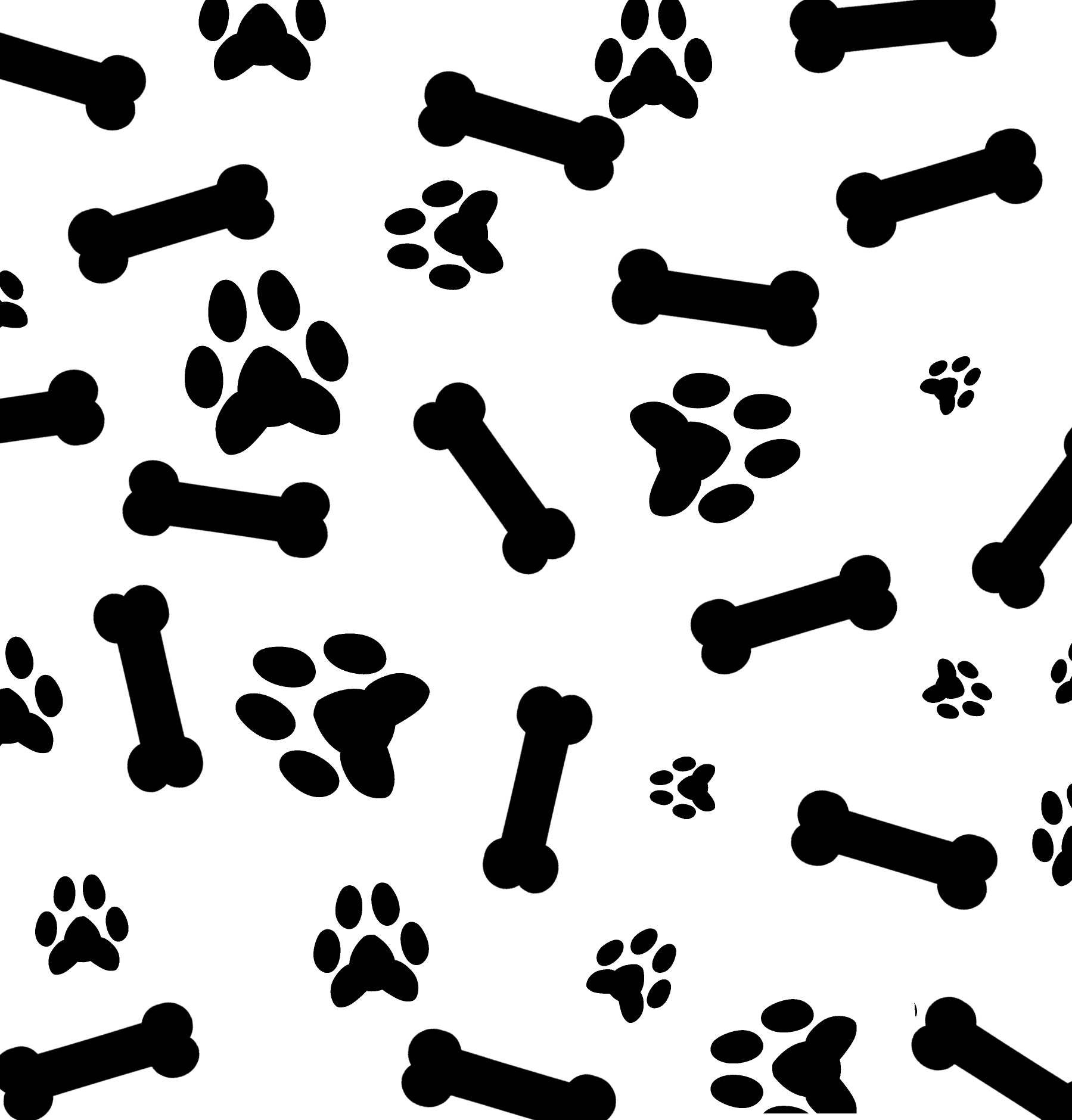 paw & bone pattern - CLIP STUDIO ASSETS