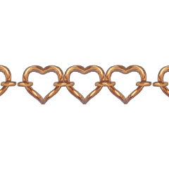 Heart Chain (Horizontal) - CLIP STUDIO ASSETS