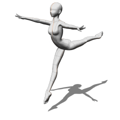 Sissonne Fermederier - CLIP STUDIO ASSETS