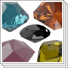 Gem 2D&3D Material vol. 6 - CLIP STUDIO ASSETS