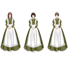 Maid (Green) - CLIP STUDIO ASSETS