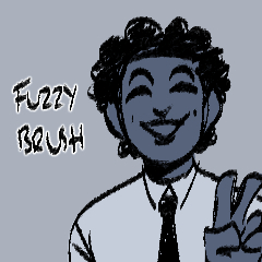Fuzzy Brush - CLIP STUDIO ASSETS