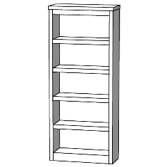 bookshelf - CLIP STUDIO ASSETS