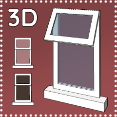 3D Window 3 - CLIP STUDIO ASSETS