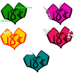 r18 logos - CLIP STUDIO ASSETS