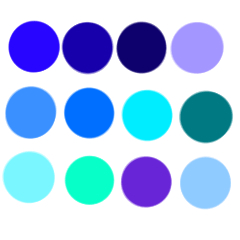 Blues Color Palette - CLIP STUDIO ASSETS