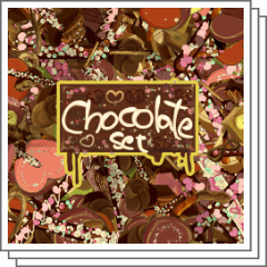 18 kinds of chocolate filled brushes - CLIP STUDIO ASSETS