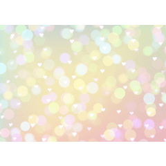 soft pastel heart bokeh screentone - CLIP STUDIO ASSETS