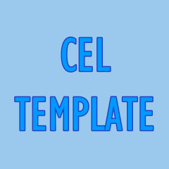 Simple Anime Cel Template - CLIP STUDIO ASSETS
