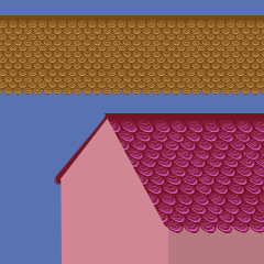 Scaly Roof - CLIP STUDIO ASSETS