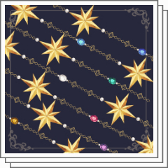 Star and Gemstone Chains Set - CLIP STUDIO ASSETS