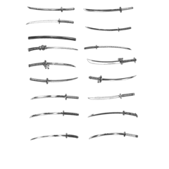 刀剣、刀、マンガアセット - CLIP STUDIO ASSETS