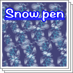 fall snow pen - CLIP STUDIO ASSETS