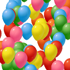 Multicolor balloon brush - CLIP STUDIO ASSETS