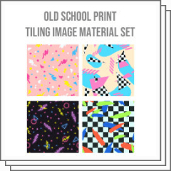 Old School Print Set - CLIP STUDIO ASSETS
