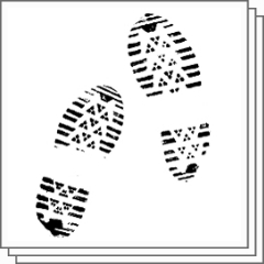 Boot Print Stamps - CLIP STUDIO ASSETS
