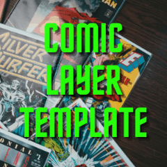 Seth USA comic Layer template - CLIP STUDIO ASSETS