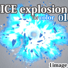 Ice explosion 01 color - CLIP STUDIO ASSETS