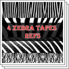 Zebra Tape Reference - CLIP STUDIO ASSETS