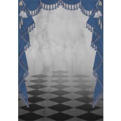 24-hour discount price/[Dibon] curtain frame_floor - CLIP STUDIO ASSETS