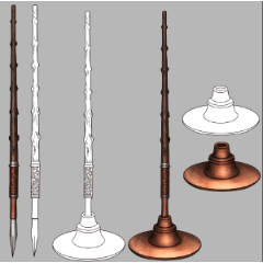 Pen and Pen Holder - CLIP STUDIO ASSETS