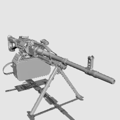 240B Machine Gun - CLIP STUDIO ASSETS