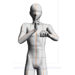 Signal quiet, lantern posture - CLIP STUDIO ASSETS