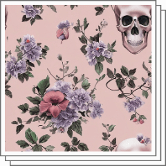 vintage flower patterns 02 - CLIP STUDIO ASSETS