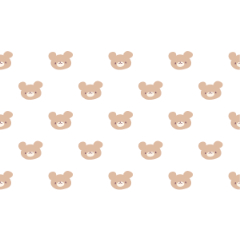 Baby bear pattern - CLIP STUDIO ASSETS
