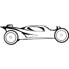 RC Car Line Drawing - CLIP STUDIO ASSETS