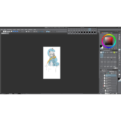 Workspace for cintiq without keyboard - CLIP STUDIO ASSETS