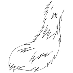 fluffy tail - CLIP STUDIO ASSETS