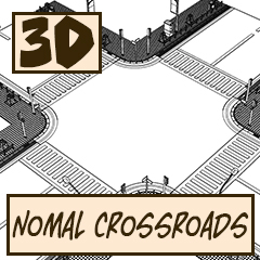 Nomal Crossroads - CLIP STUDIO ASSETS