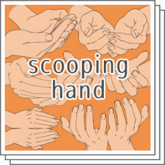 scooping hand - CLIP STUDIO ASSETS