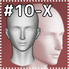 Head 10 Male - CLIP STUDIO ASSETS