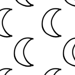 Moon pattern brush - CLIP STUDIO ASSETS