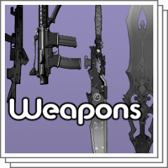 4 Assorted Weapons - CLIP STUDIO ASSETS
