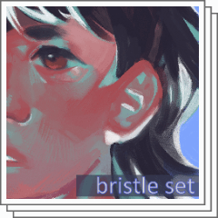 bristle set - CLIP STUDIO ASSETS