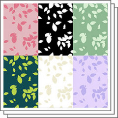 6 kinds of leaf color patterns - CLIP STUDIO ASSETS