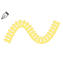 輝く金色の鋭いハロー - CLIP STUDIO ASSETS