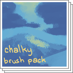 chalky brush pack - CLIP STUDIO ASSETS