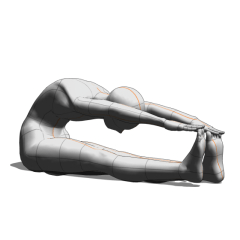 pose18エクササイズストレッチ - CLIP STUDIO ASSETS