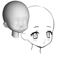 HEAD（cute） - CLIP STUDIO ASSETS