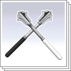 2 mace species - CLIP STUDIO ASSETS