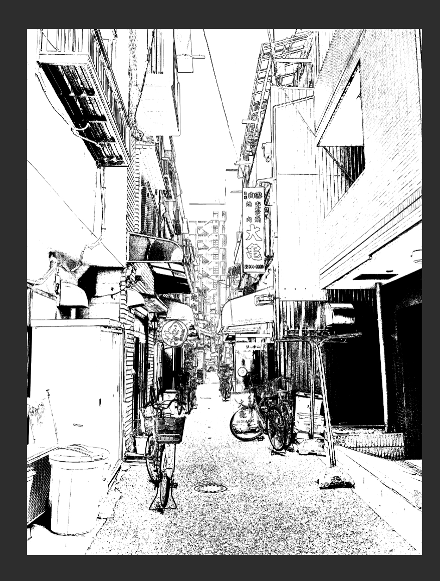 Japan Alleyway - CLIP STUDIO ASSETS