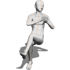 Applause pose - CLIP STUDIO ASSETS