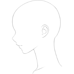 Profile Face - CLIP STUDIO ASSETS