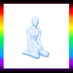 sitting - CLIP STUDIO ASSETS